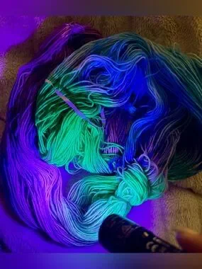 Trinity’s Wool & Wonders | Art | Blacklight Handdyed Fiber Arts Yarn ...